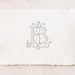 Vintage Wedding Monogram BL LB - Wedding Invitation, Digital Download ...