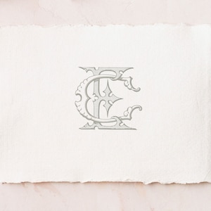 Vintage Wedding Monogram CE EC - Wedding Invitation, Digital Download ...