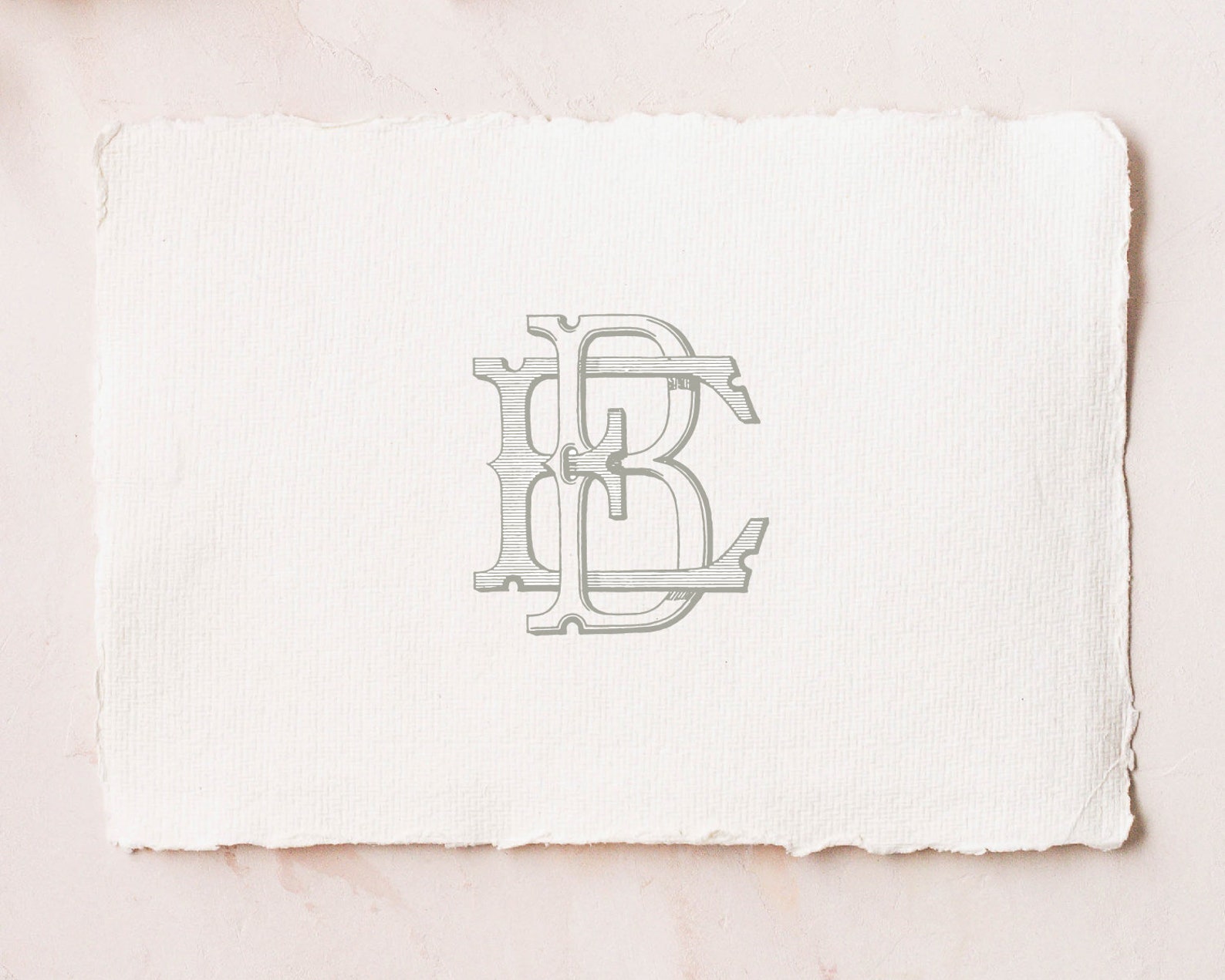 Vintage Wedding Monogram BE EB - Wedding Invitation, Digital Download ...