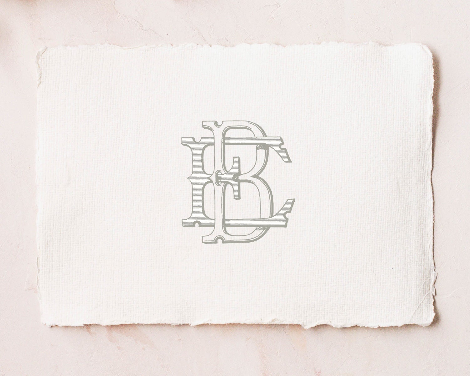 Vintage Wedding Monogram BE EB - Wedding Invitation, Digital Download ...