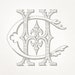 Vintage Wedding Monogram CH HC - Wedding Invitation, Digital Download ...