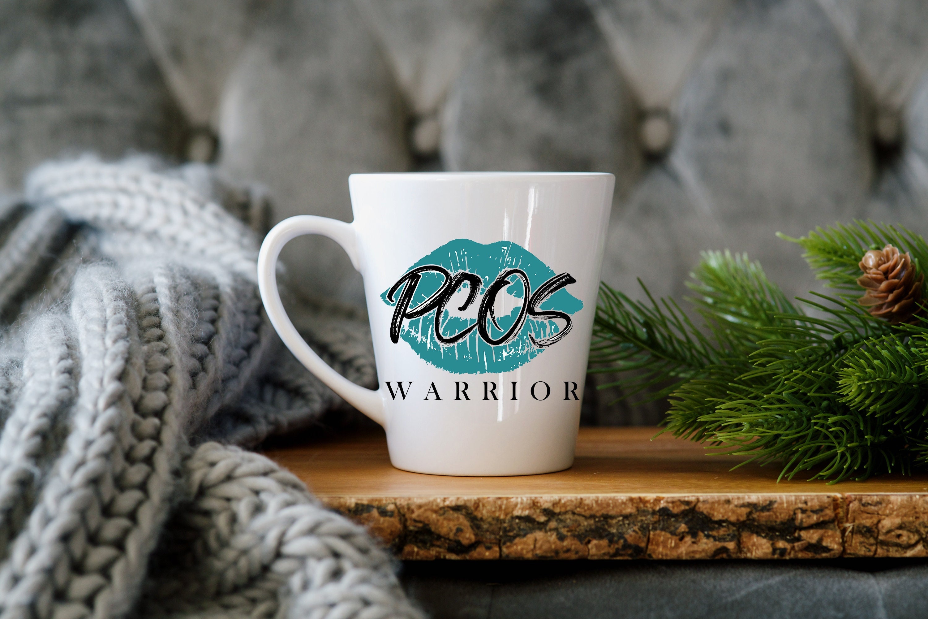 PCOS Teal Mug PCOS PCOS Tea Pcos Awareness Pcos Gift - Etsy