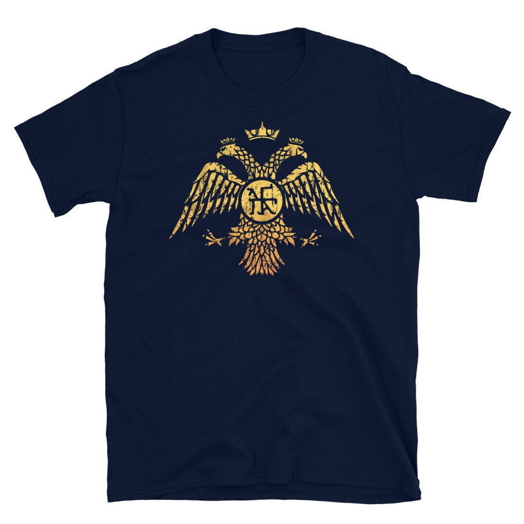 Byzantine Empire Standard Eagle Flag T-shirt - Etsy