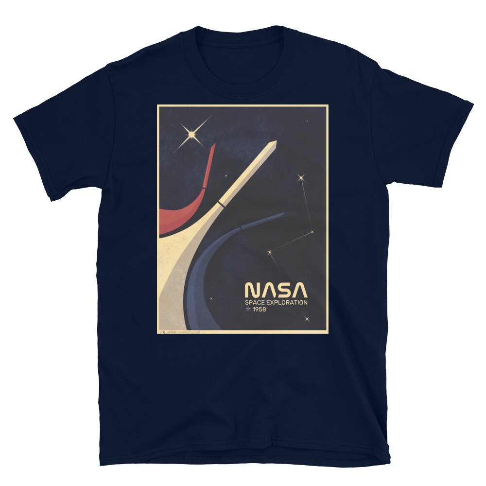 NASA Rocket Space Exploration T-shirt - Etsy