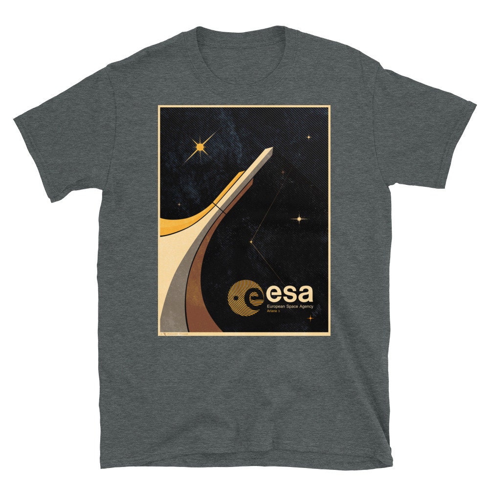 ESA, European Space Agency T-shirt - Etsy