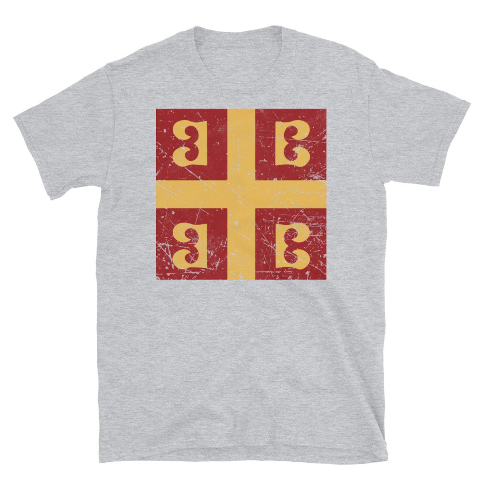 Byzantine Empire Cross Roman Flag T-shirt | Etsy
