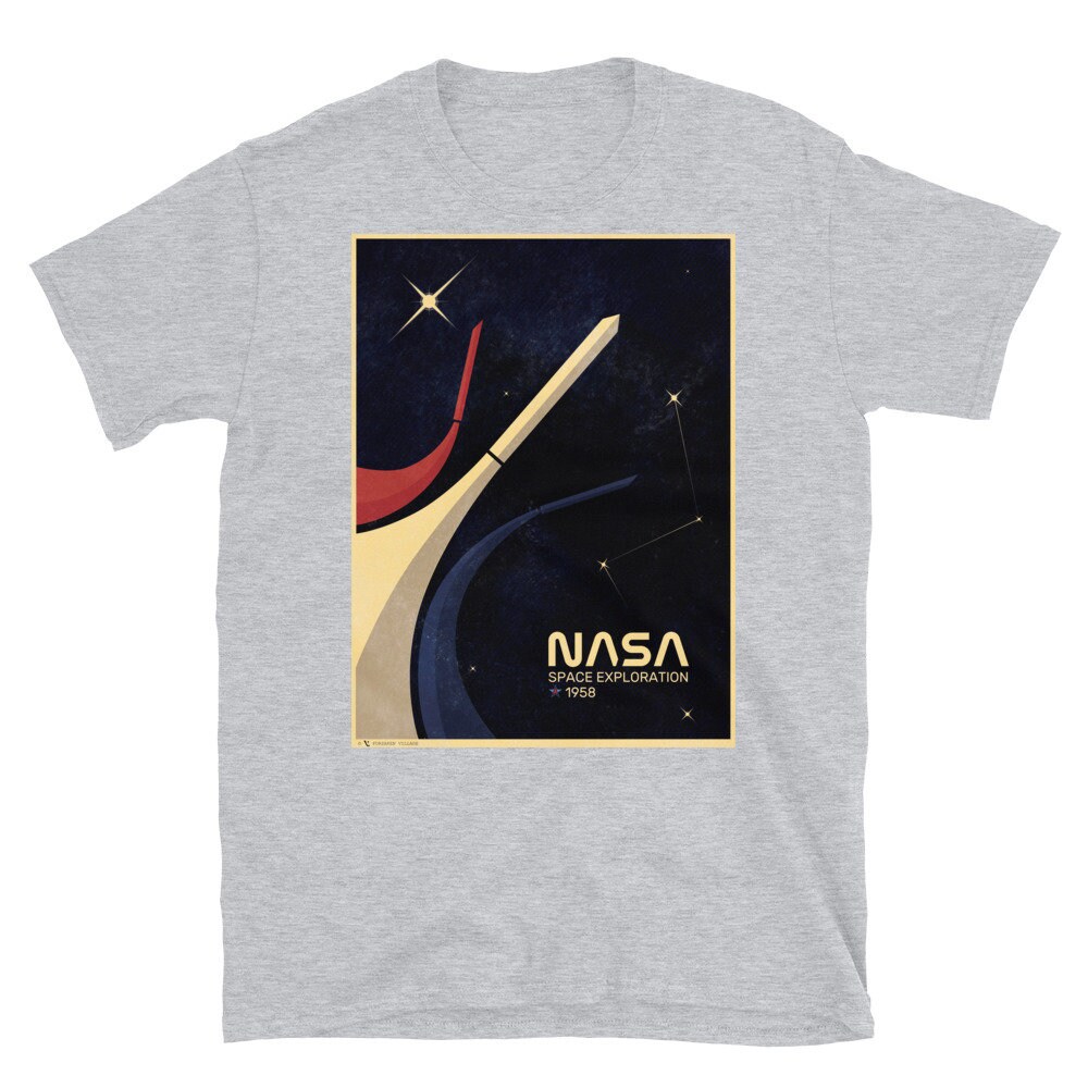 NASA Rocket Space Exploration T-shirt - Etsy