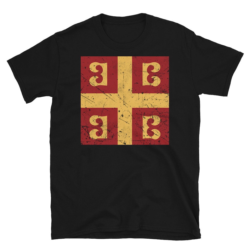 Byzantine Empire Cross Roman Flag T-shirt - Etsy Norway
