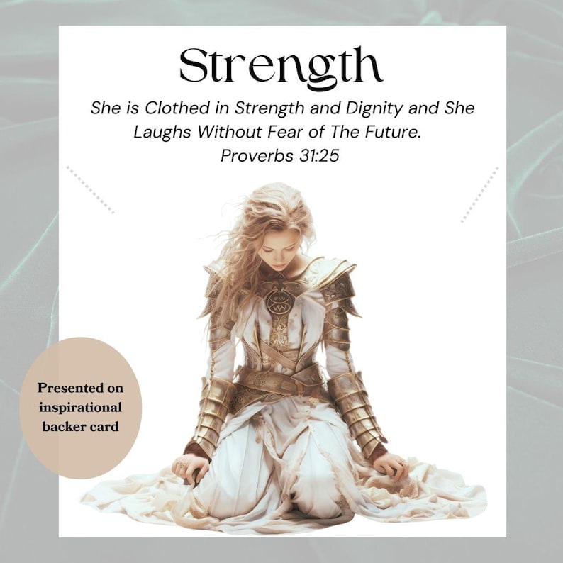 Armor of God Pendant - Strength Shield Necklace – | Proverbs 31:25 ...
