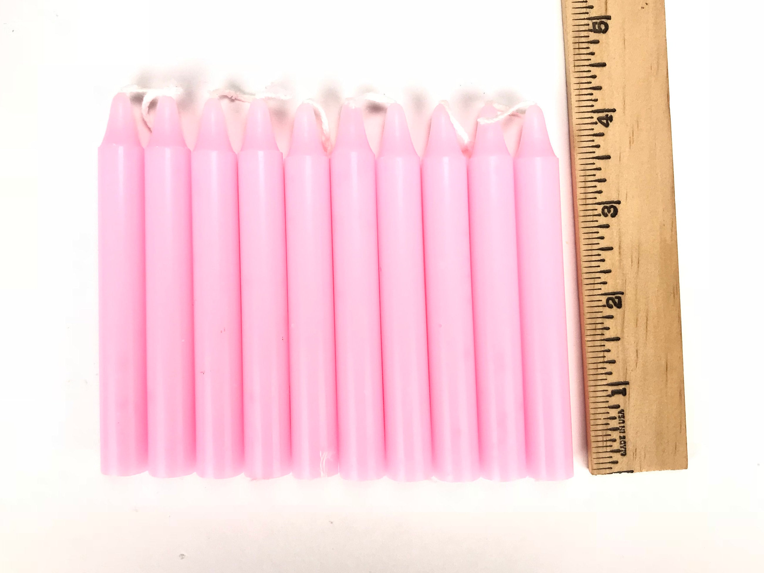 Pink Spell Candles Pink Ritual Candles 4 Candles - Etsy