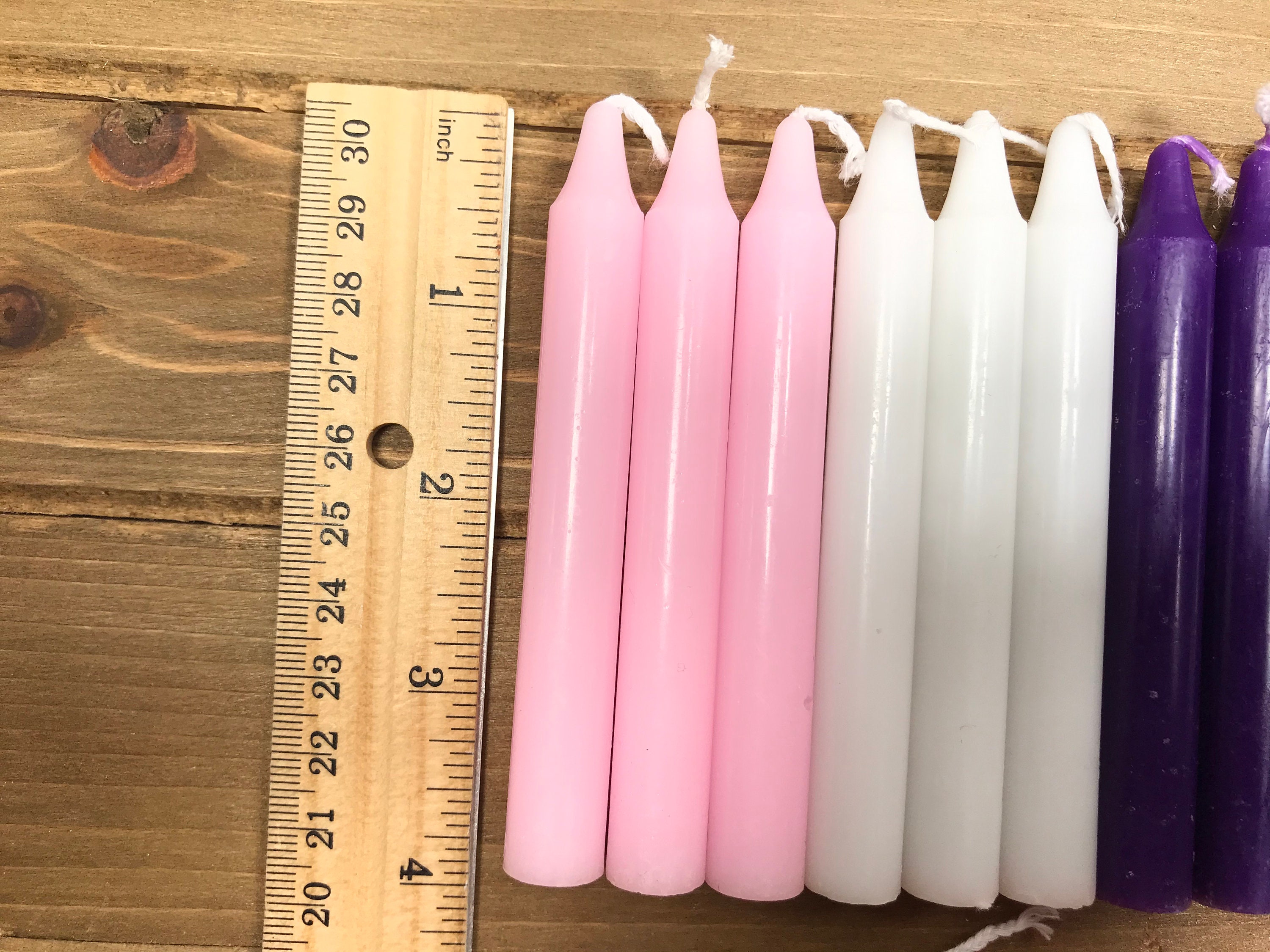 Spell Candle Set, 29 Charm Chime 4" Candles in 11 Colors, Spells ...