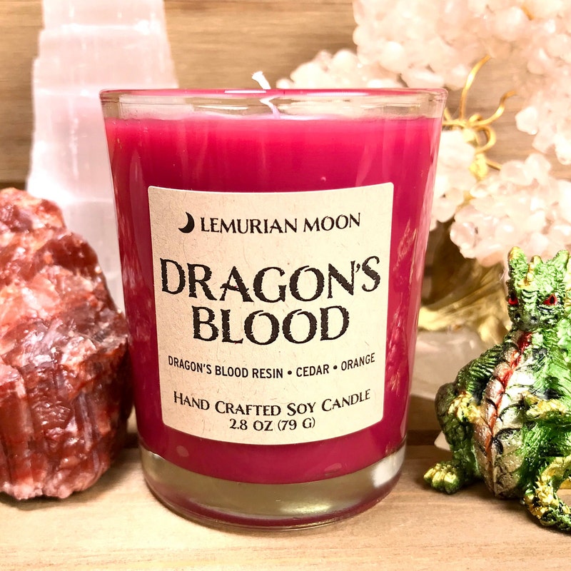 Red Candle - Etsy