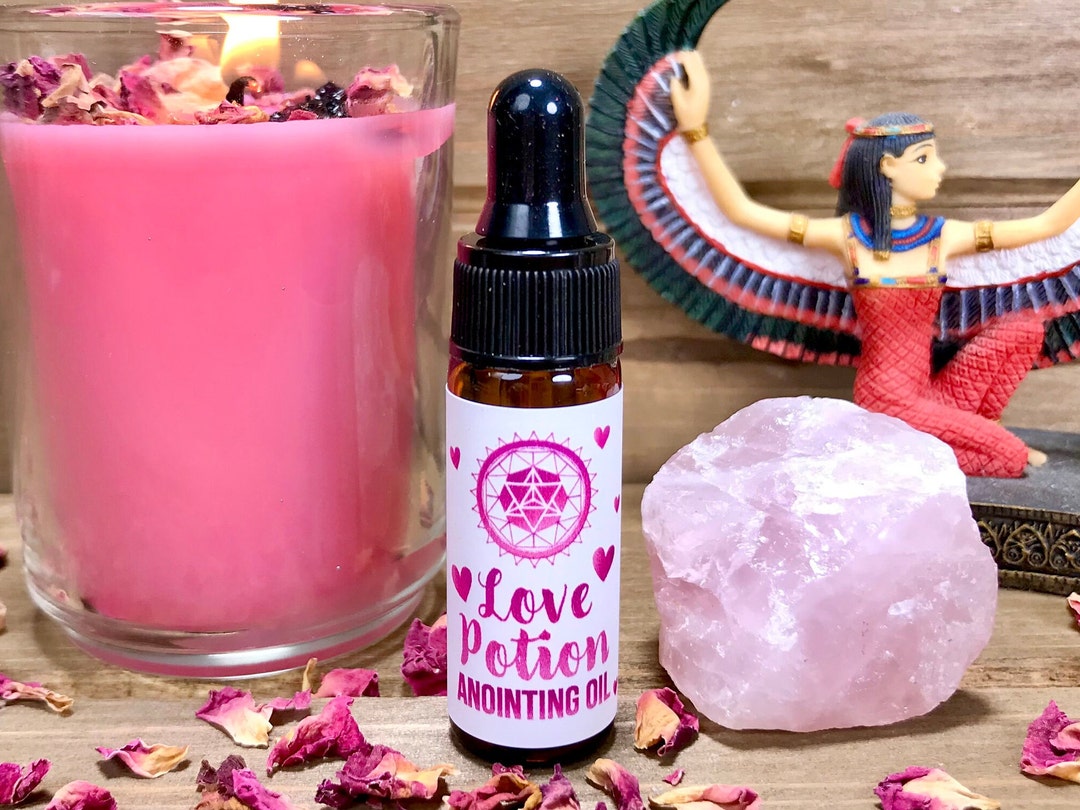 Love Anointing Oil, Candle Dressing Oil, Love Potion, Candle Magic ...