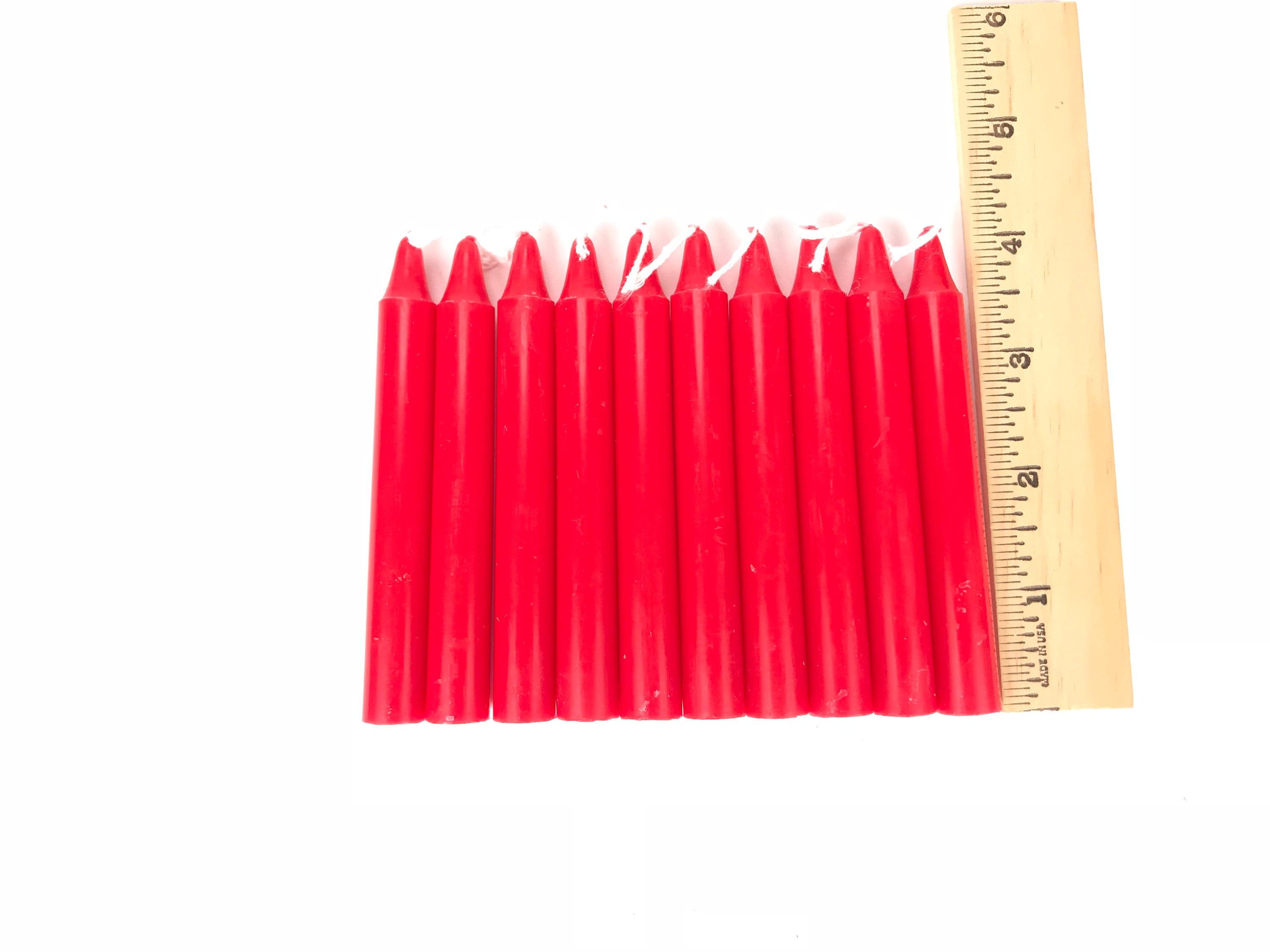 Red Spell Candles Red Ritual Candles 4 Candles | Etsy