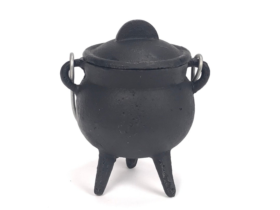 Cast Iron Cauldron 2.75", Small Cauldron, Altar, Incense Burner, Spells ...