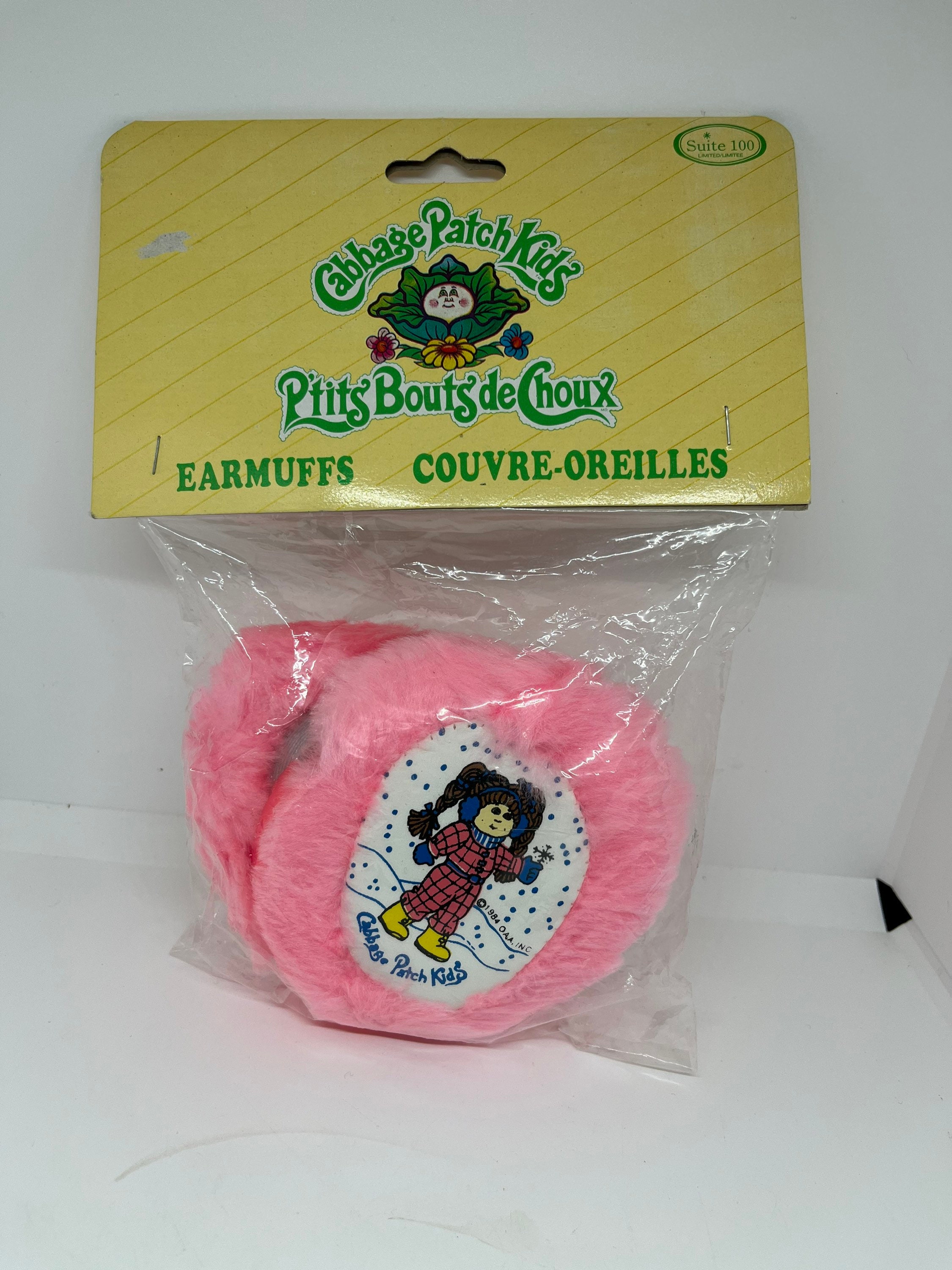 Cabbage Patch Kids 1984 Licensed Pink Earmuffs HTF, NOS Still in ...