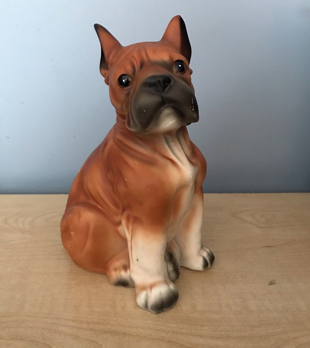 Vintage Boxer Dog Ceramic Figurec Japan - Etsy