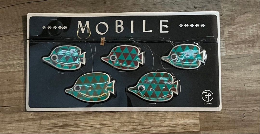 Vintage Googly Eyed Fish Mobile Japan - Etsy