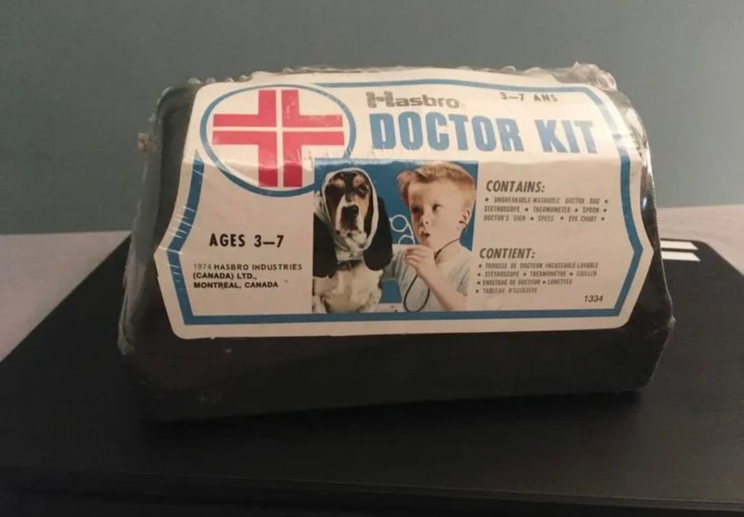 Vintage NOS Hasbro Toy Doctor Kit Sealed Free Shipping - Etsy