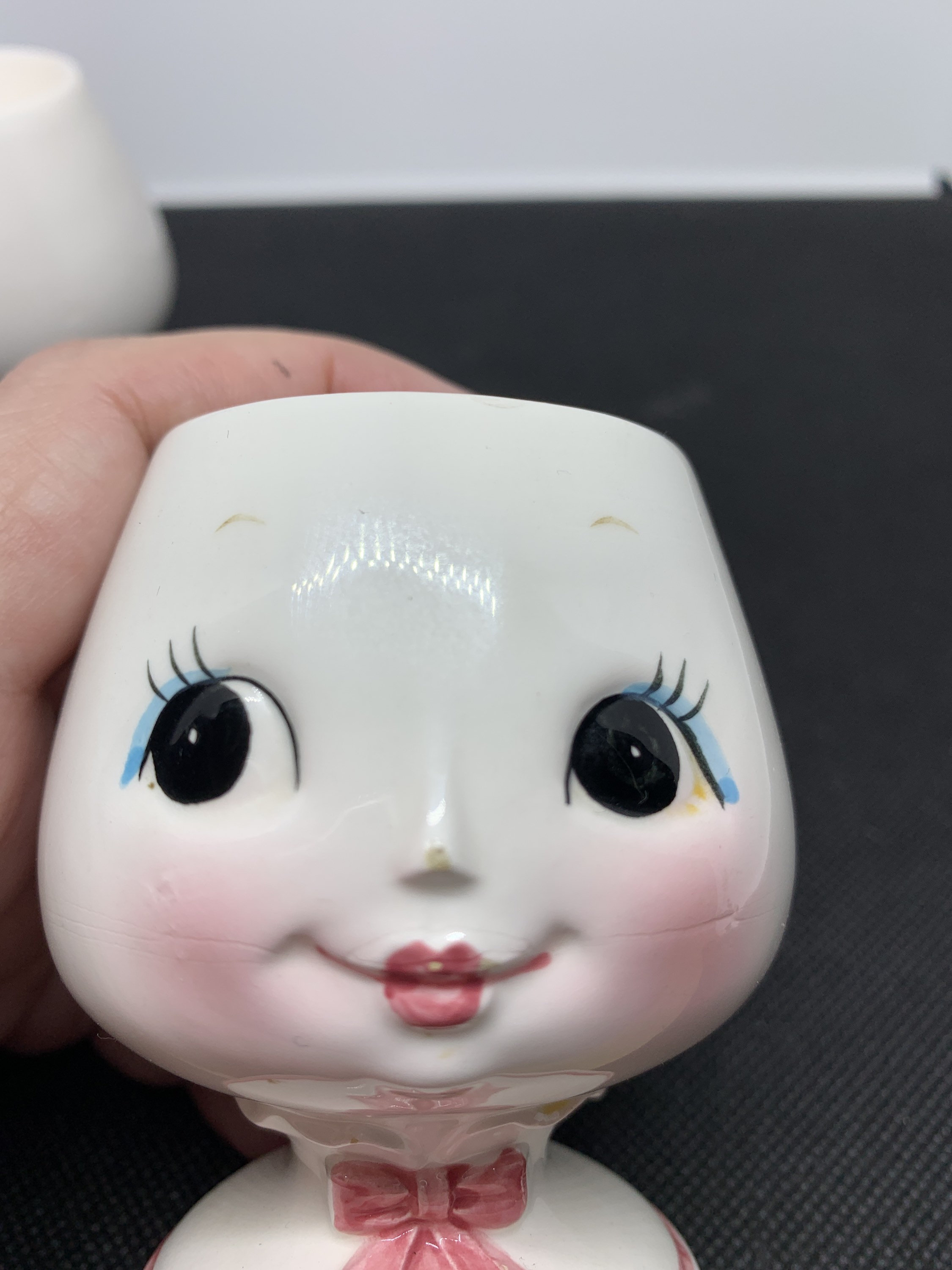 Vintage Enesco Anthropomorphic His & Hers Egg Cups - Etsy