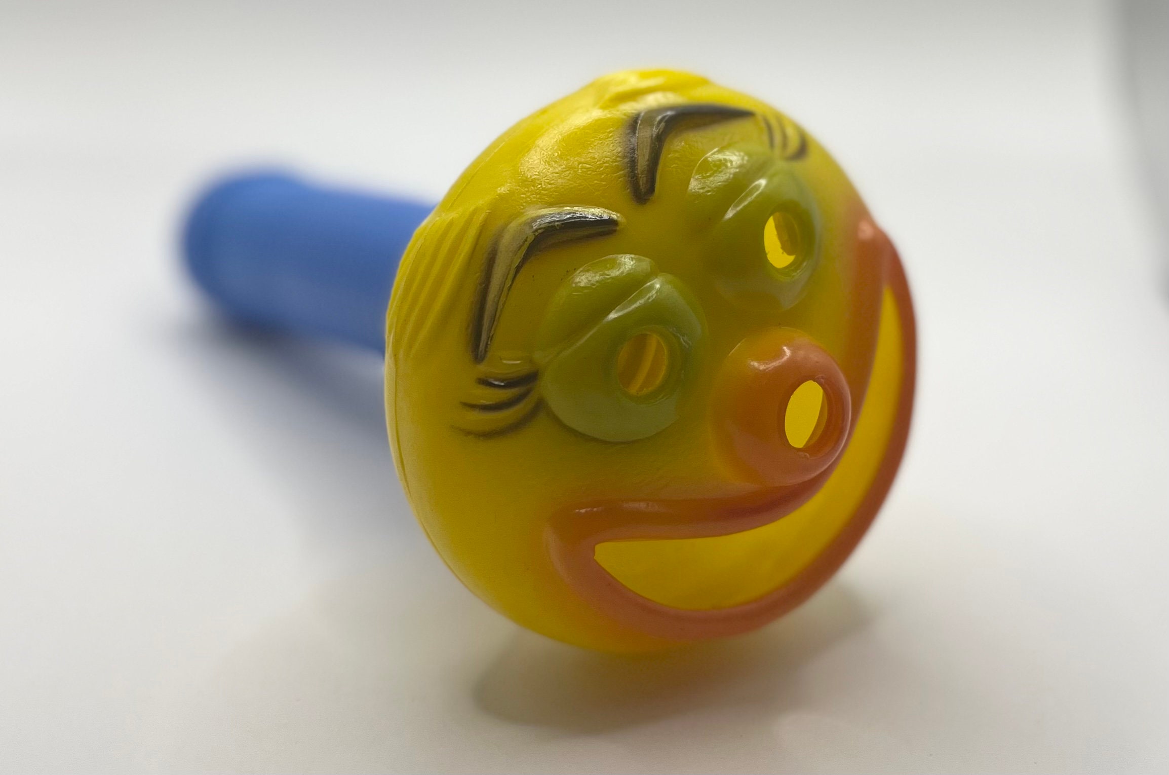 Vintage NOS Blow Mold Clown Face Flashlight - Etsy