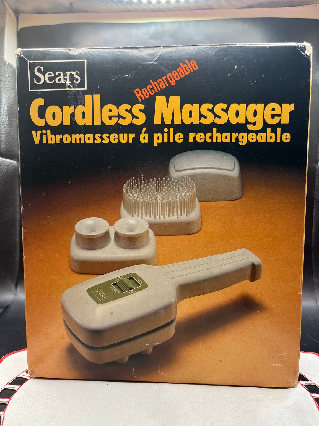 Vintage 1970’s Sears Cordless Rechargeable Massager GUC - Etsy