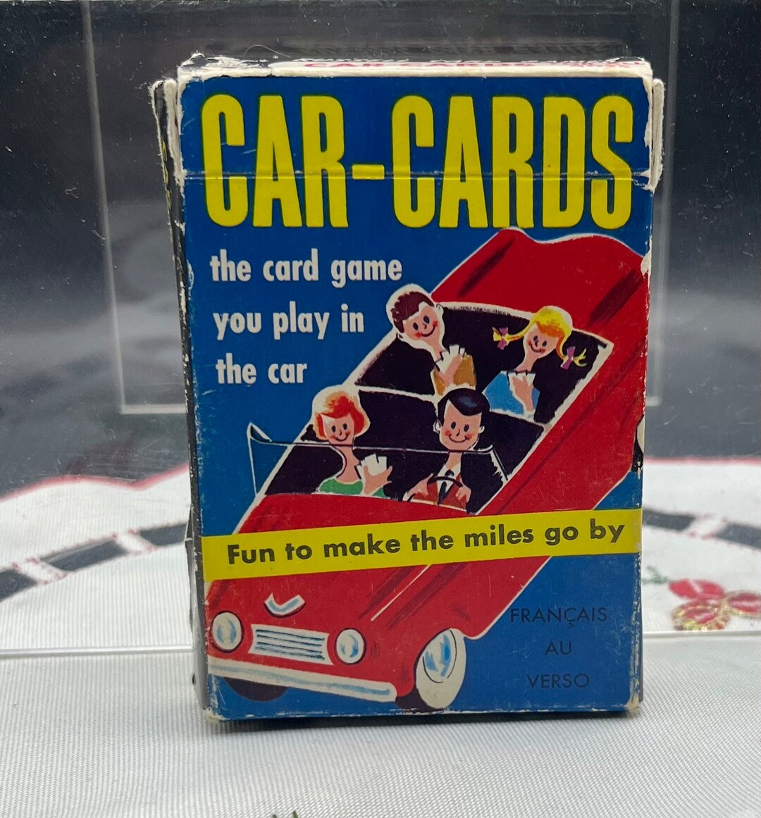 Russell Card Games 1960s Car-cards Game - Etsy