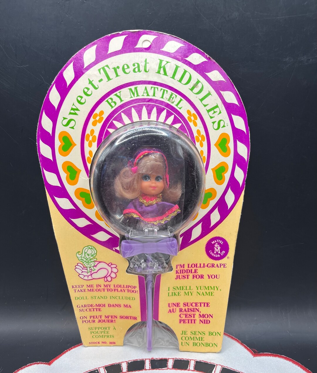 Sweet-treat Kiddles by Mattel 1969 Lolli-grape NOS - Etsy