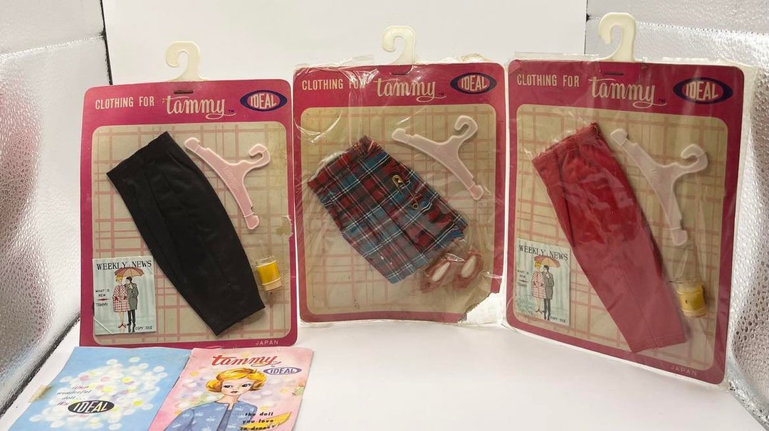 Clothing for Ideal Tammy Doll Lot of 3 Fashion Paks - Etsy