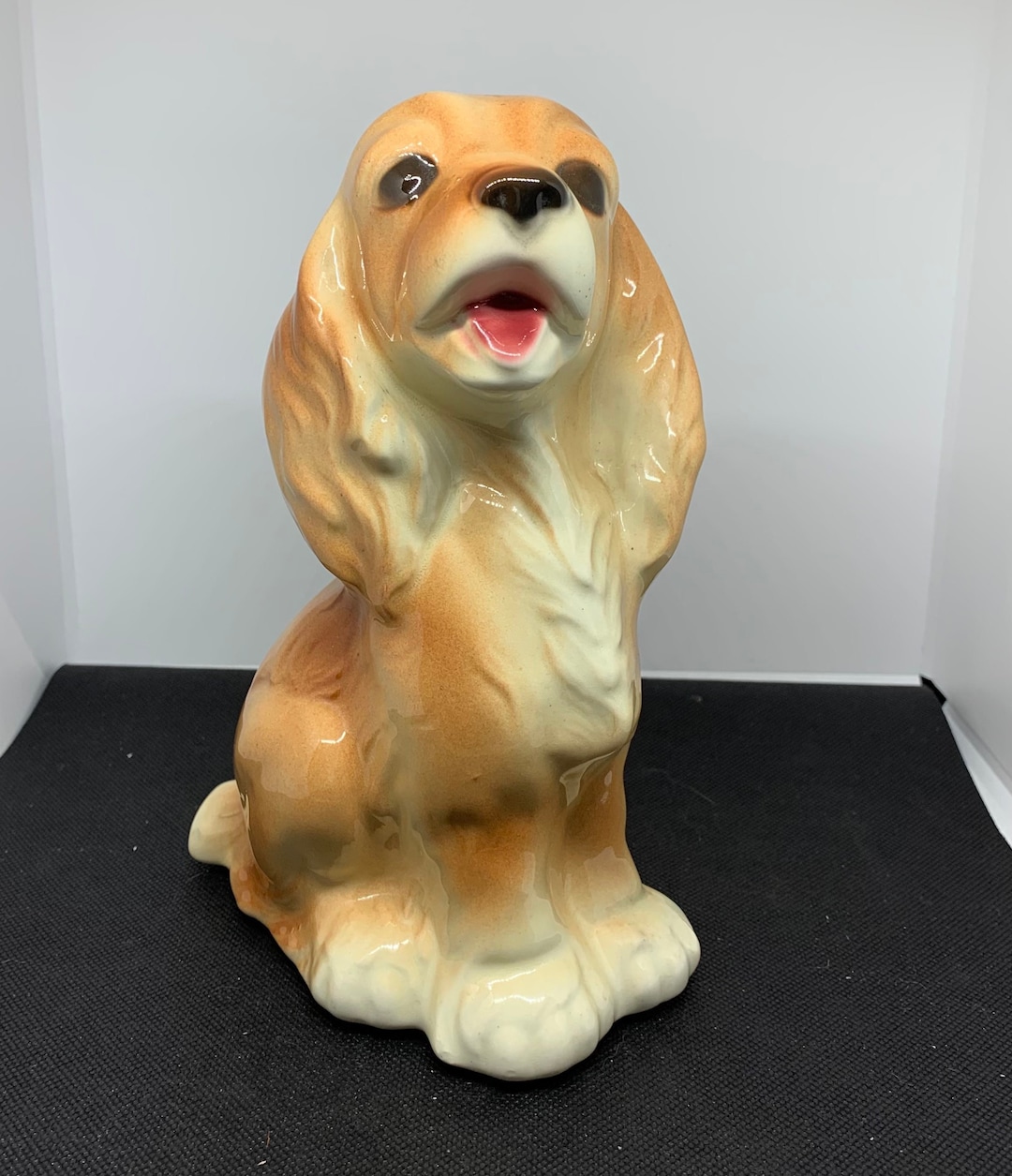 Vintage Royal Copley Cocker Spaniel Ceramic Planter GUC - Etsy