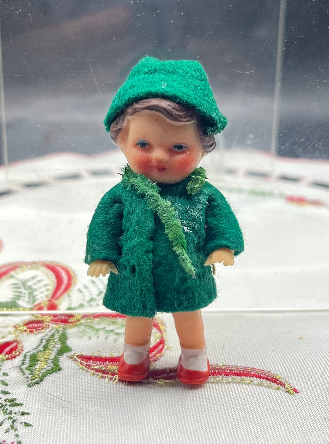 Vintage German Ari Doll in Green Outfit GUC - Etsy Canada