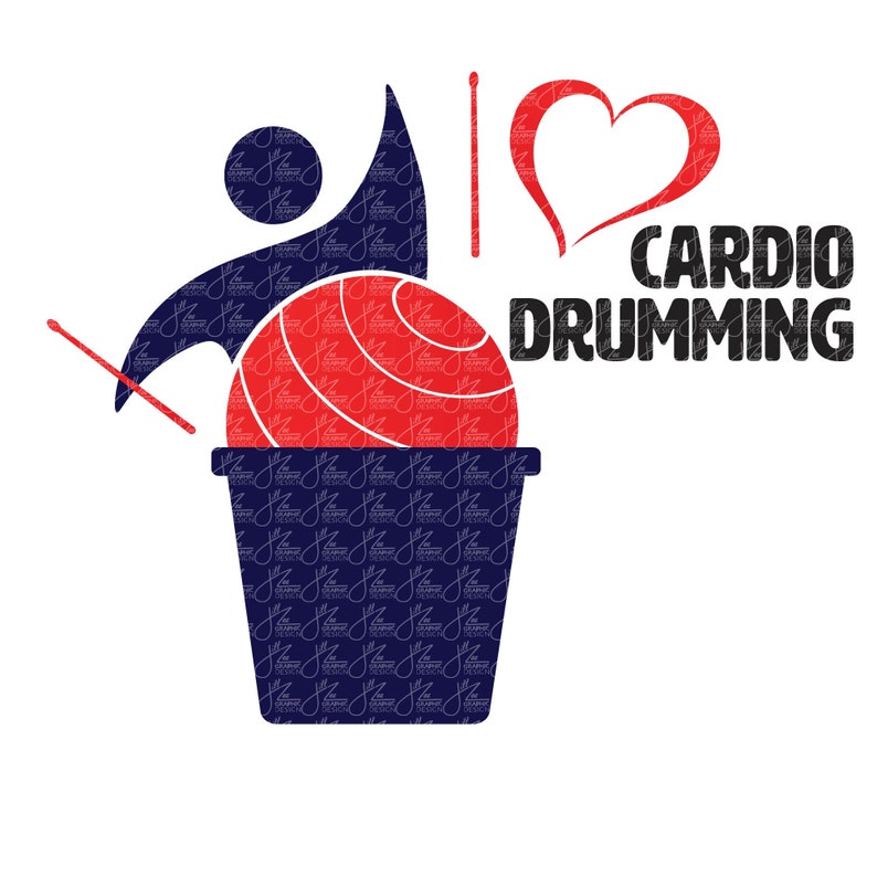 I Love Cardio Drumming SVG - Etsy