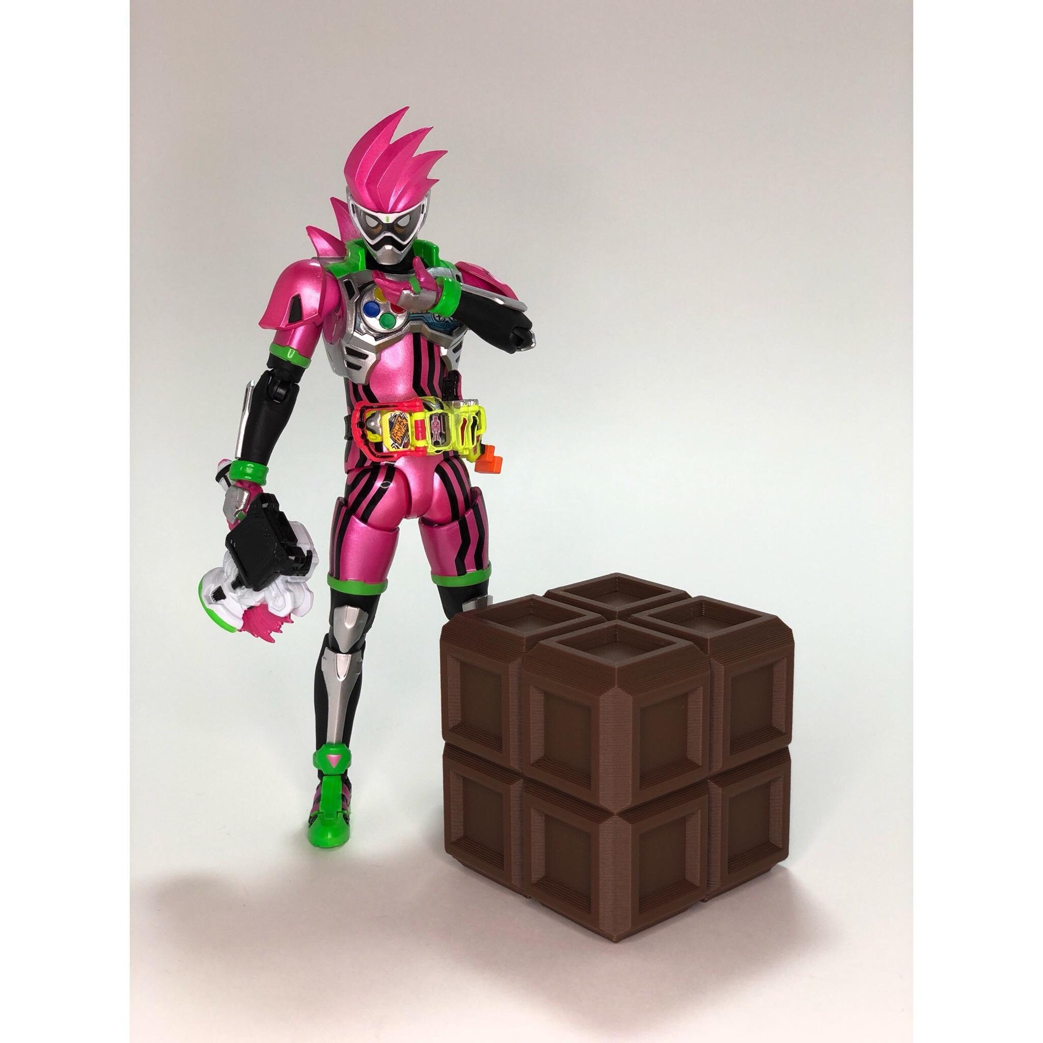 Kamen Rider Ex-aid Chocolate Block 2 Pack 1/12 Scale Diorama | Etsy