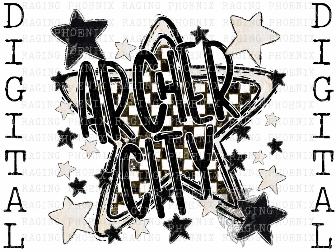 Archer City-digital Download-png - Etsy