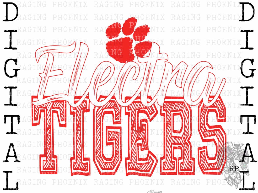 Electra Tigers-digital Download-png - Etsy