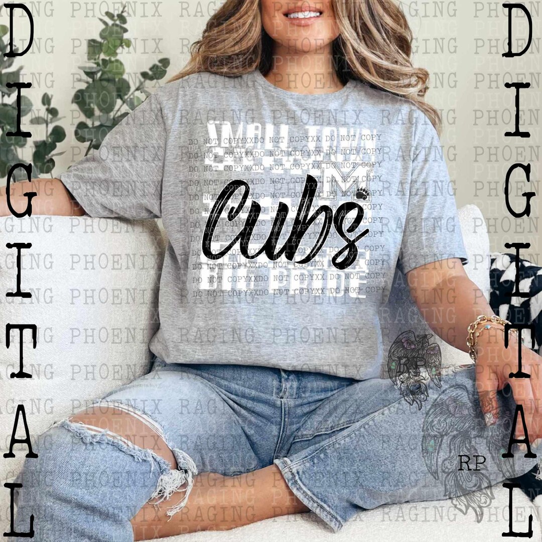Small Town Big Pride-cubs-digital Download-png - Etsy