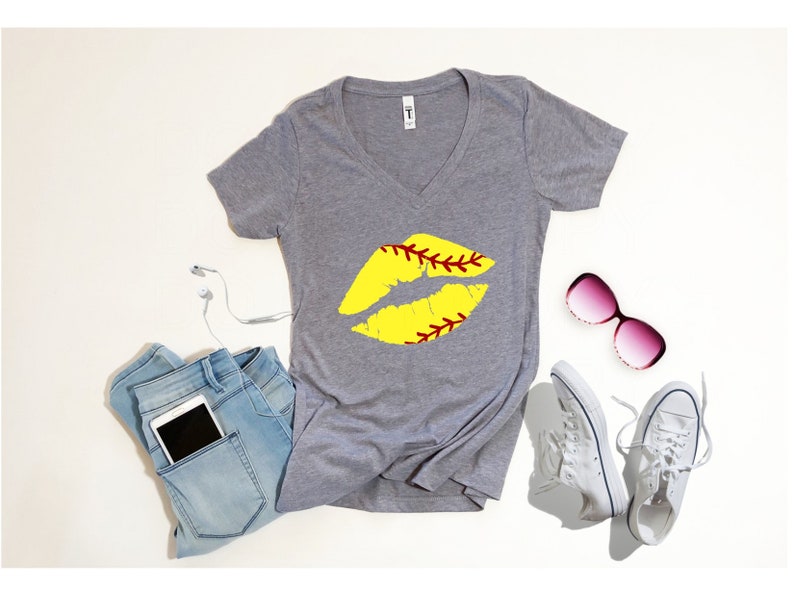 Softball Lips-digital Download-png - Etsy