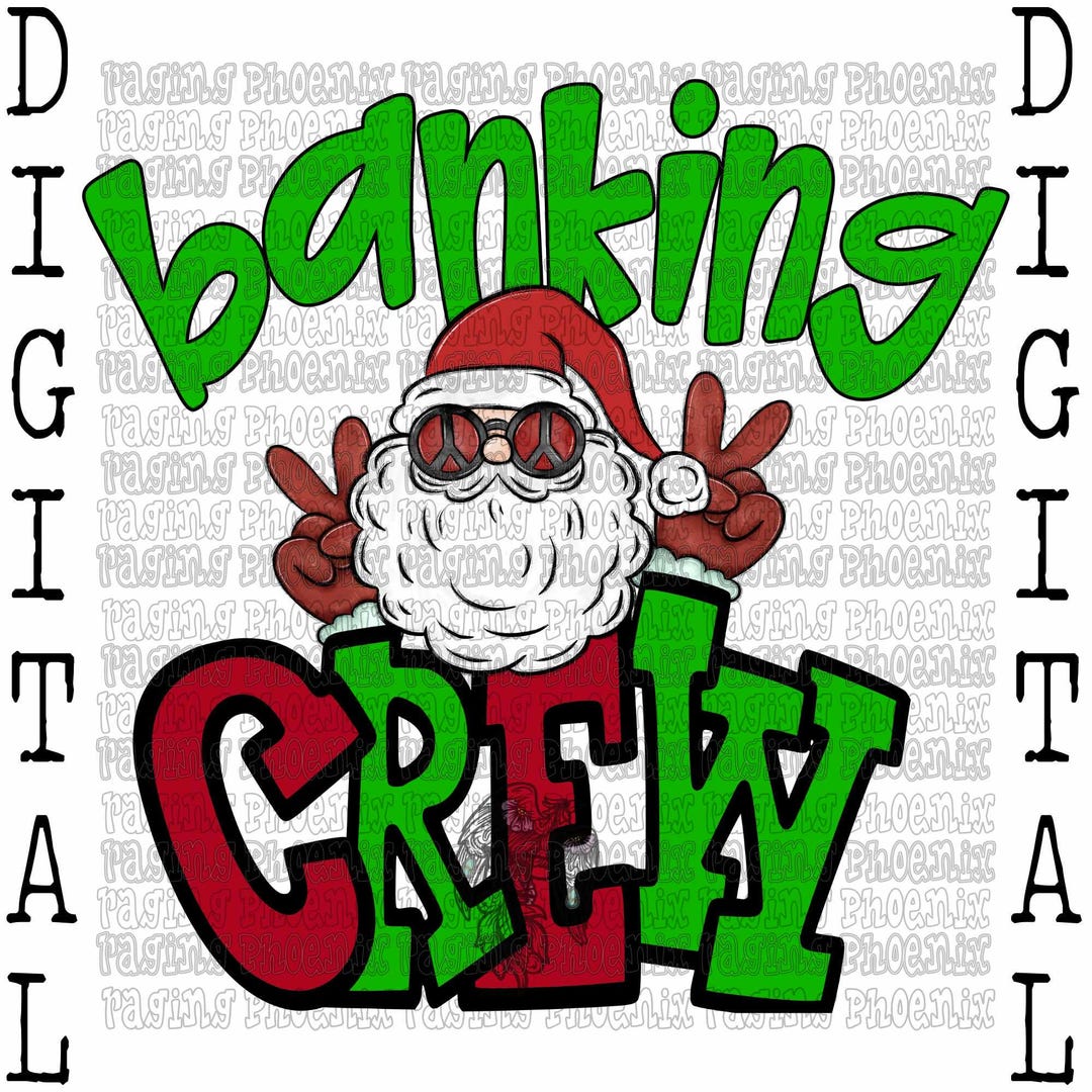 BANKING Christmas Crew-digital Download-png - Etsy