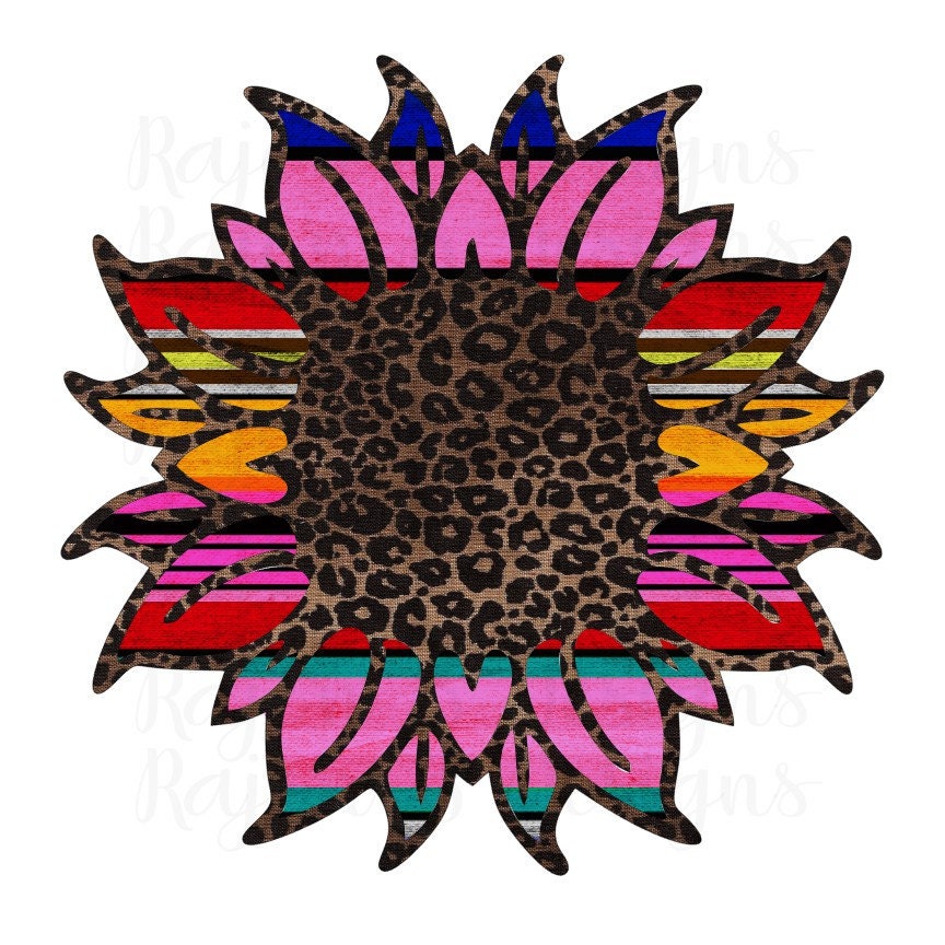 Serape Sunflower-digital Download-png | Etsy