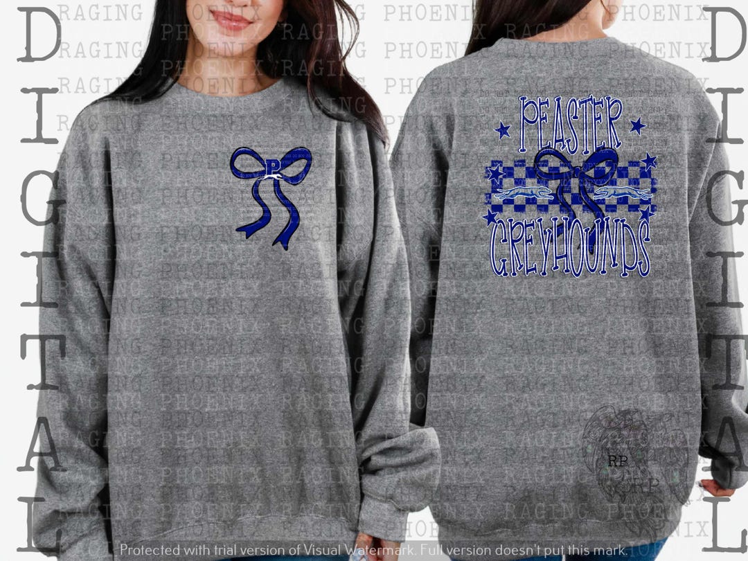 PEASTER Greyhounds BOW Checkered-digital Download-png - Etsy