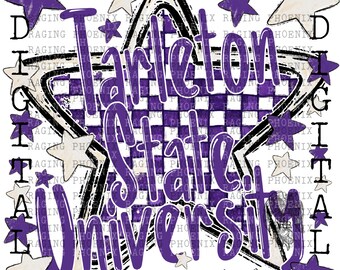 TSU Texas Cheetah Pattern PNG File Sublimation Design for Digital ...