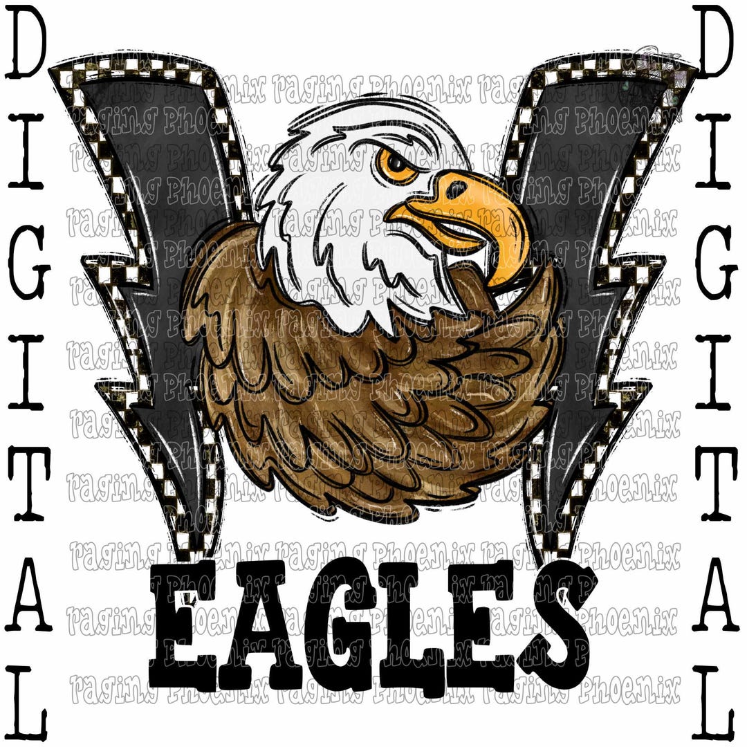 Eagles-bolt Mascot-digital Download-png - Etsy