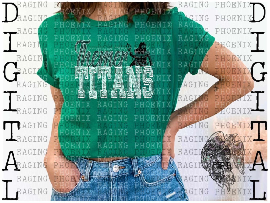 Themer Titans white-digital Download-png - Etsy