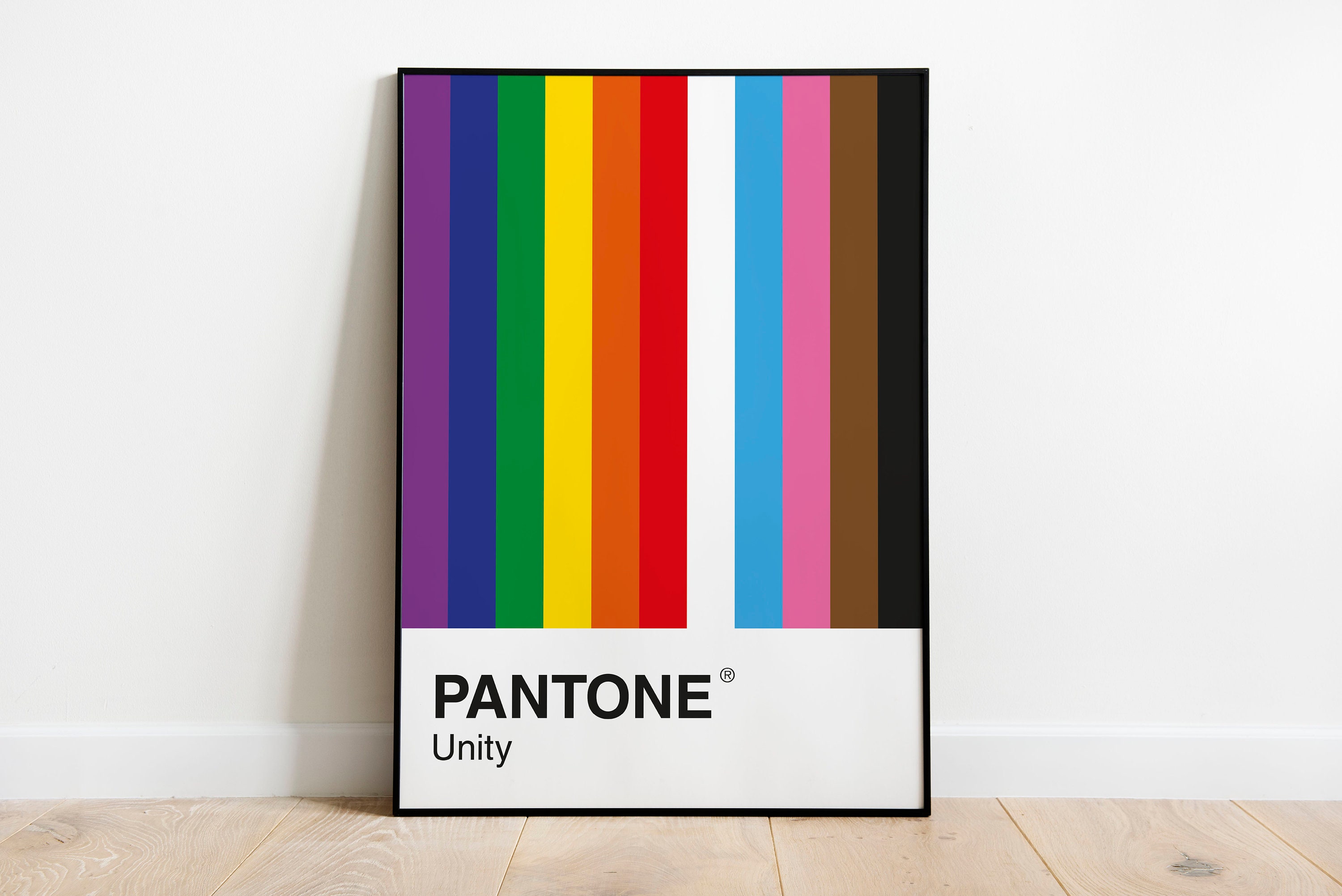 Poster Pantone Unity. Set 2 Poster. Unity Pride. Print Wall - Etsy