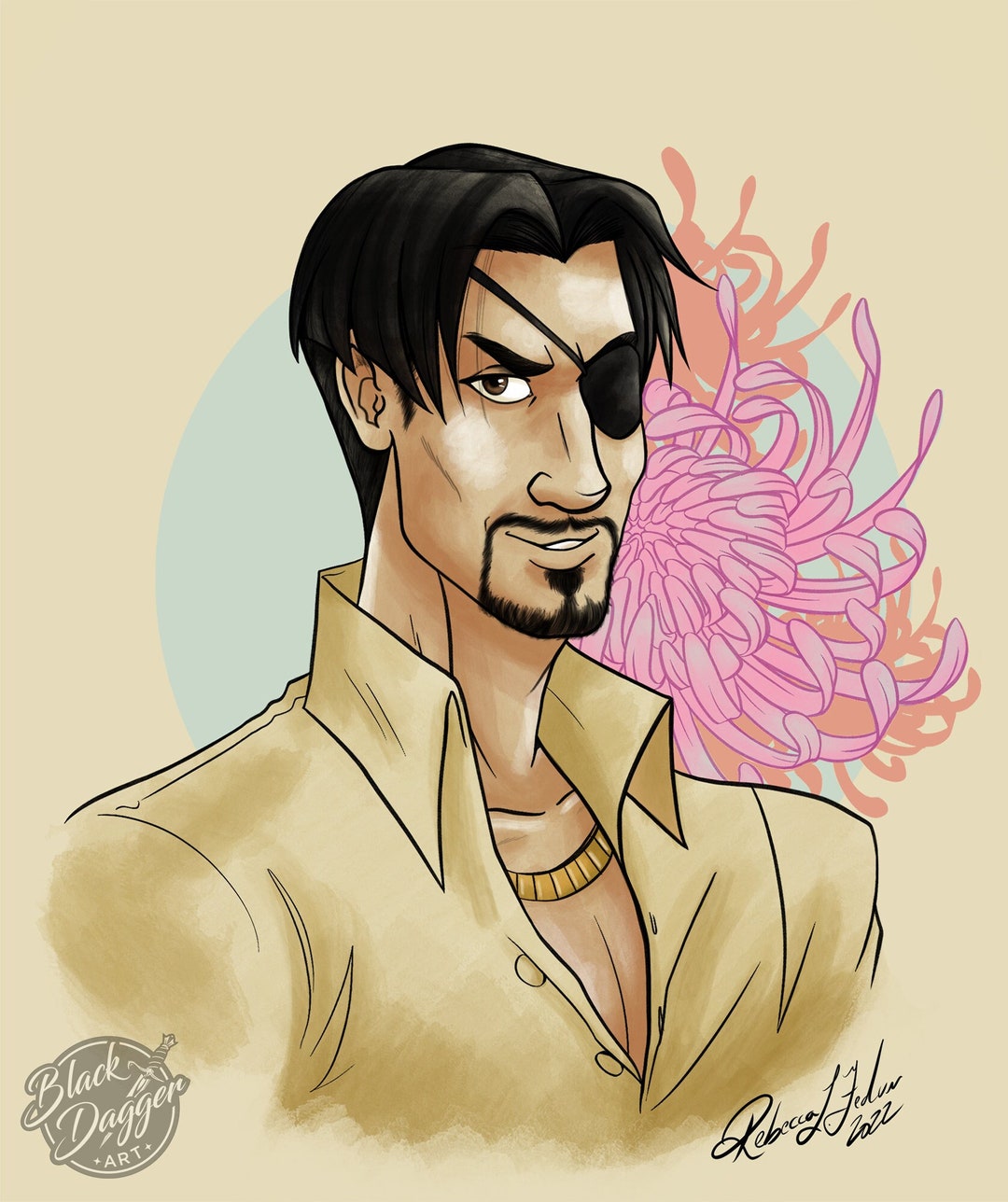 Goro Majima Yakuza Games 5x7 Print - Etsy