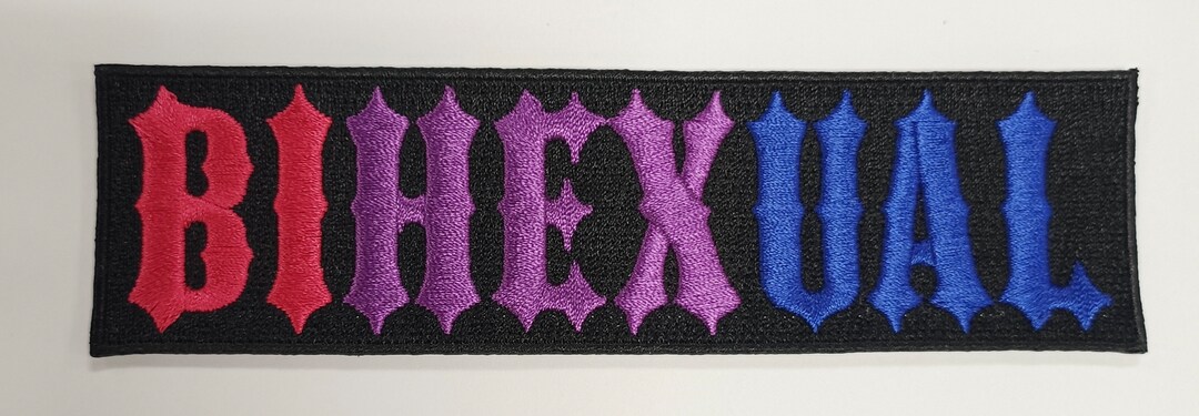 Bihexual Punk Battle Jacket Vest Bisexual Pride Patch - Etsy