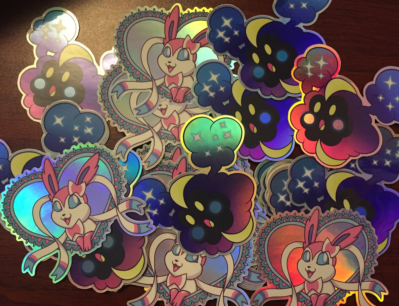 Holographic Pokemon Stickers - Etsy