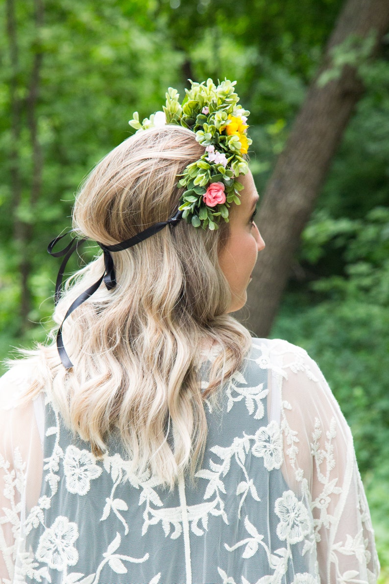 Midsommar Flower Crown Spring Meadow Floral Headband - Etsy