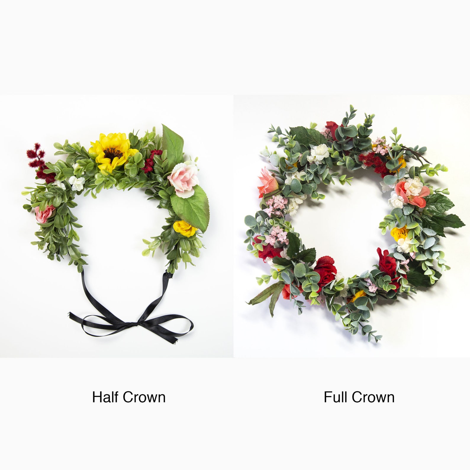 Midsommar Flower Crown Spring Meadow Floral Headband - Etsy
