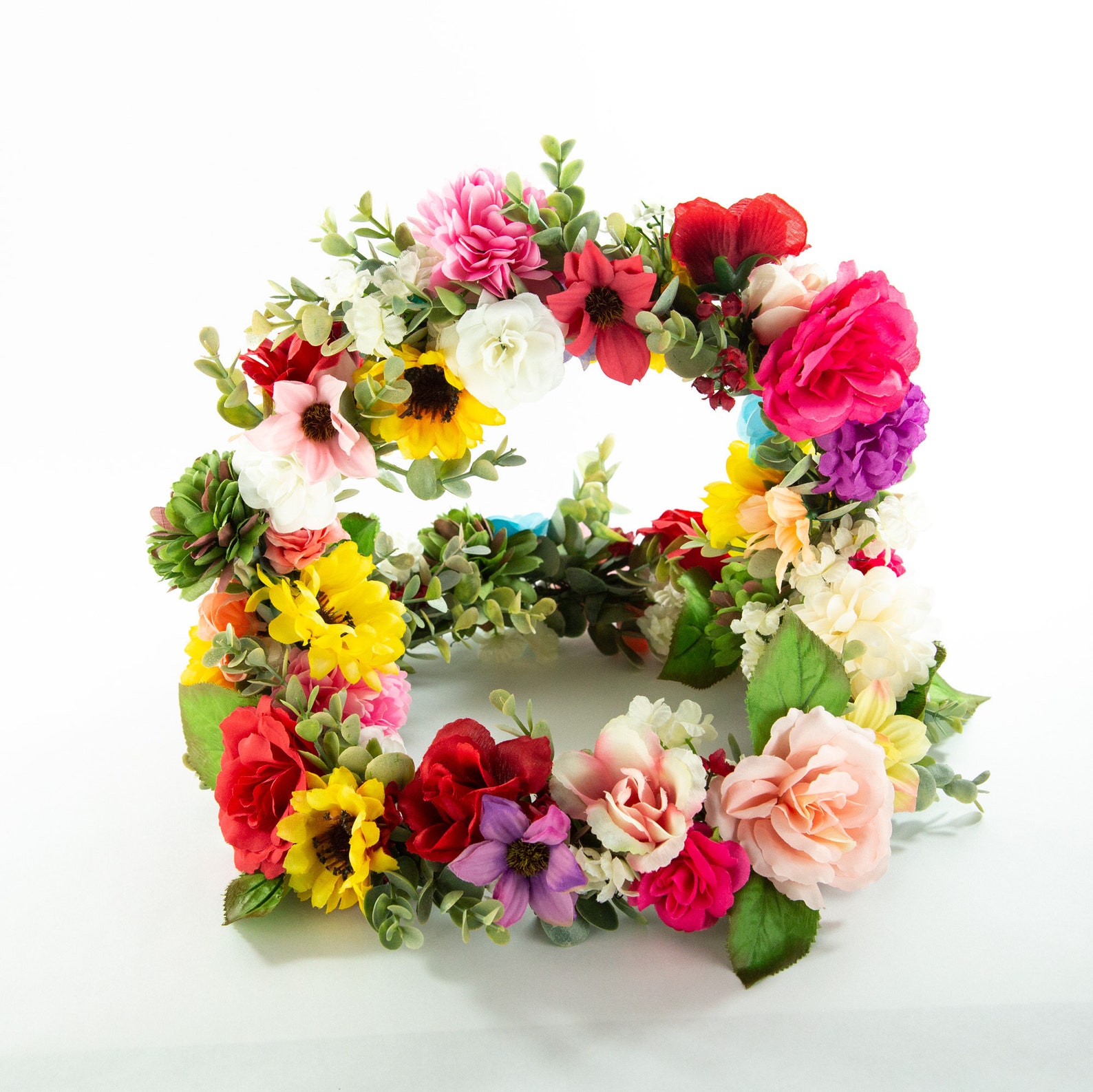Midsommar May Queen Crown, Flower Crown With Arch, Giant Flower Crown ...